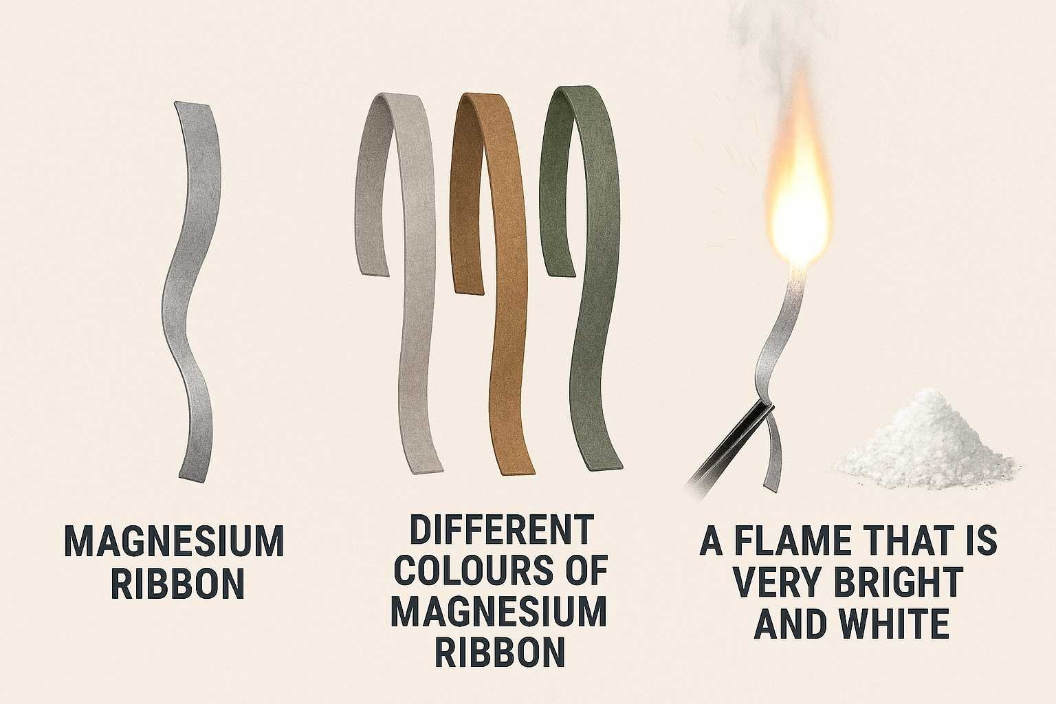 Magnesium Ribbon: Burning Reaction, Why Cleaned, & MgO Formation ...